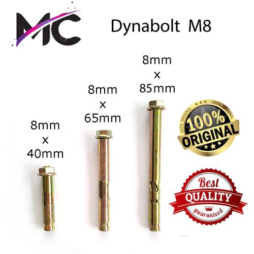Jual Dynabolt m8 Dinabolt 8 Baut m8 Tembok Dinding Baut Mur Bracket TV ...