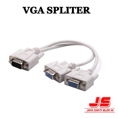 Jual VGA SPLITER CABANG 1 MALE - 2 FEMALE / KABEL VGA SPLITTER - Jakarta Selatan - JAYASAKTI ...