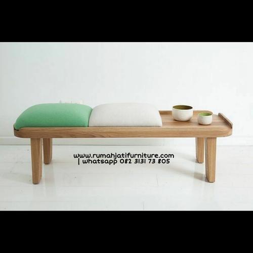 Jual Bench Minimalis Kayu Jati , Sofa Bench Busa Warna warni , Bangku ...