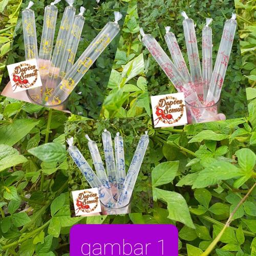 Jual Plastik bening es mambo (uk 3x26) Sablon Gambar 1 (100 lembar ...