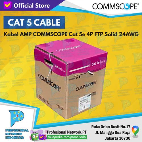 Promo KABEL AMP COMMSCOPE LAN FTP/STP CAT5E Warna Putih 305M Cicil 0% ...