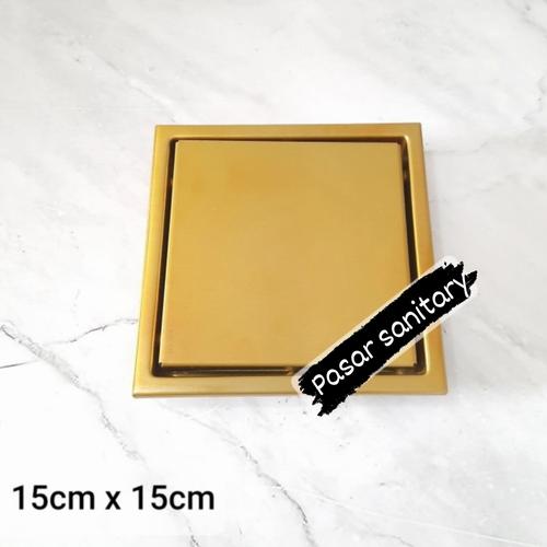 Jual SMART DRAIN GOLD UKURAN 15x15 JUMBO/FLOOR DRAIN ANTI BAU DAN ...