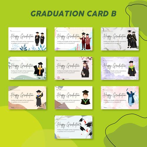 Jual (GRADUATION CARD) UCAPAN WISUDA/ SELAMAT WISUDA KODE GC-B - PUNYA ...