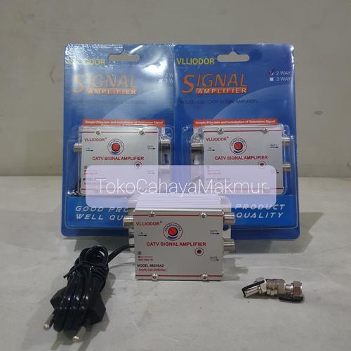 Jual Spliter Booster Catv Signal Amplifier 2Way 20DB / Penguat Signal ...