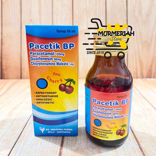 Jual PACETIK BP Sirup 55 ml-Obat Syrup Demam, Batuk & Pilek - Kab ...