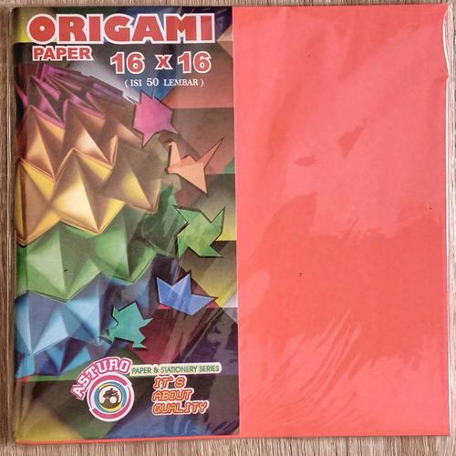 Jual Kertas Origami Asturo 16 x 16 / Kertas Warna / Kertas Lipat - Kota ...