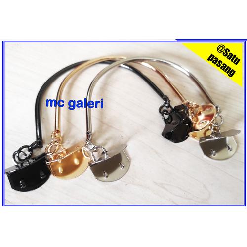 Jual HANDLE TAS BESI JEPIT ( 1 PASANG ) GAGANG TAS BESI IMPOR - Jakarta ...