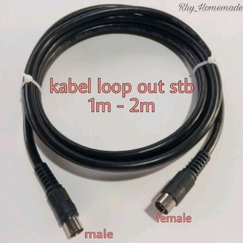 Jual kabel loop out set top box STB--TV 1-2-3-4 meter CA003 - 3meter ...
