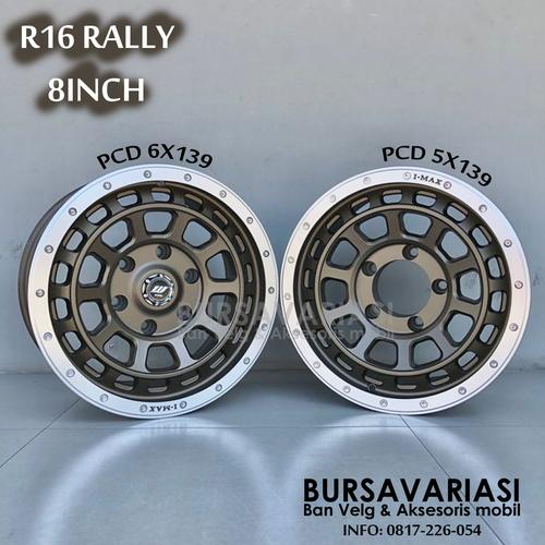 Jual PROMO Velg Rally Look R16 6x139 Bronze Fordranger Triton Hilux DC ...