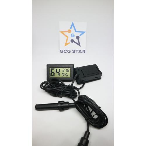 Jual Mini Termometer Digital dan Higrometer (Sensor pakai kabel 1,5m ...