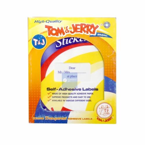Jual Label stiker tom & jerry 103 transparan (1box : 25 set = 3.000 ...