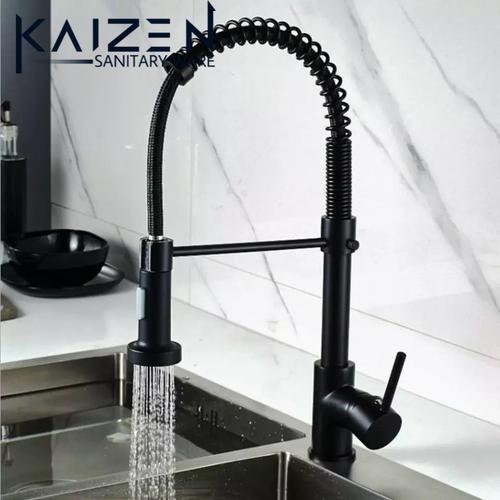 Jual Kran pantry kran kitchen zink Black panas dingin Hitam - Jakarta ...