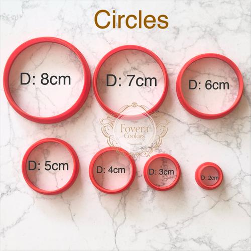 Jual (Satuan) Cookie Cutter Circles. Cookie / Fondant Cutter Lingkaran ...