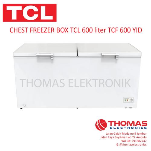 Jual FREEZER BOX TCL 600 LITER TCF 600 YID GARANSI RESMI - Kab. Jember ...
