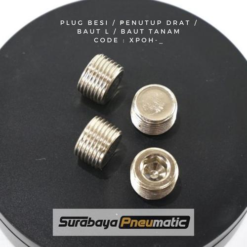 Jual Plug Besi / Penutup Drat / Baut Tanam / L - XPOH-15 (Drat 1/2 ...