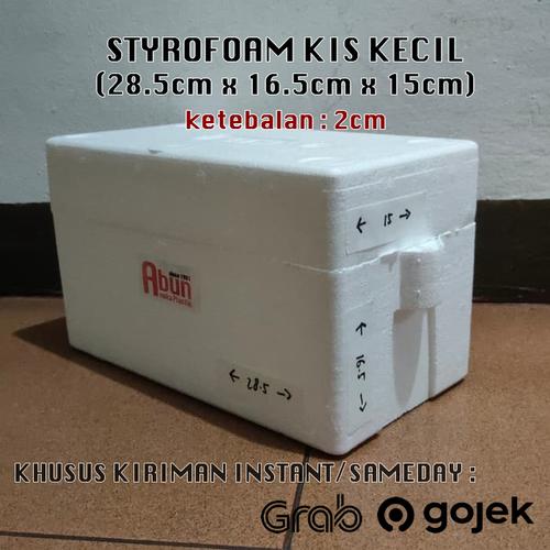 Jual Styrofoam Box KIS Kecil (28,5x16,5x15) - Jakarta Selatan - Abun ...