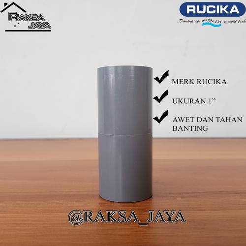 Jual SOCKET 1" RUCIKA PVC / FITTING PIPA/ SOK RUCIKA/ SAMBUNGAN PIPA ...