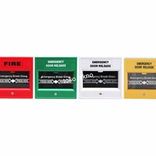 Jual Emergency Breakglass | Break Glass Door Release - Merah - Jakarta ...