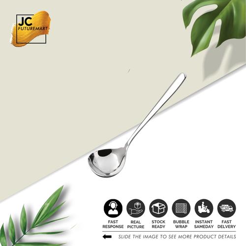 Promo Sendok Sup Sayur | Centong Kuah | Soup Spoon Long 20Cm - SILVER ...
