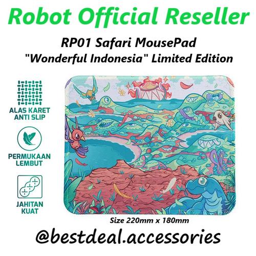 Promo MousePad Robot RP01 Safari - Robot MP01 untuk M330 Mouse Pad ...