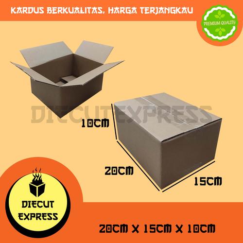Jual Kardus 20x15x10 Cm kotak packing karton dus SHEET POLOS - Jakarta ...