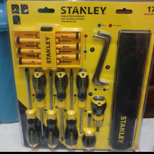 Jual Stanley Obeng Screwdriver Set 17 Pcs C Grip STMT65616-LA - Kab ...