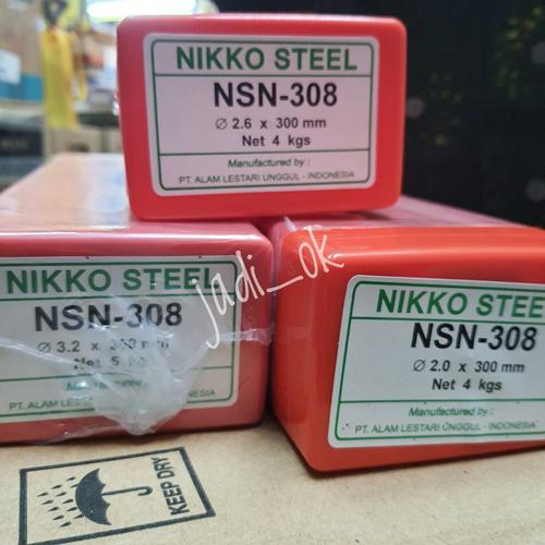 Jual Kawat Las Stainless NIKKO STEEL NSN 308 ukuran 2,0mm 2,6mm 3,2mm - 2,6 mm - Jakarta Utara ...