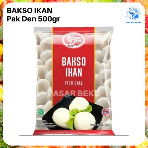 Jual Bakso Ikan Fish Ball Pak Den 500gr Seafood Kerang Frozen Padang ...