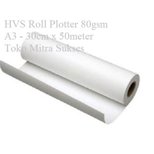 Jual Kertas HVS Roll Plotter 80gsm 30cm x 50meter - A3 - Jakarta Barat ...