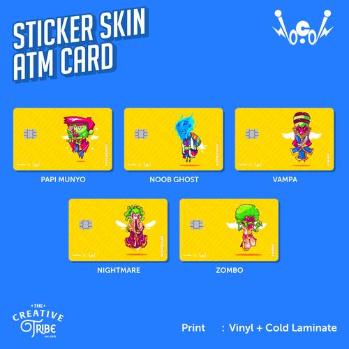 Jual Sticker Skin ATM Card IO.COI Series - Vinyl Debit Credit Stiker ...