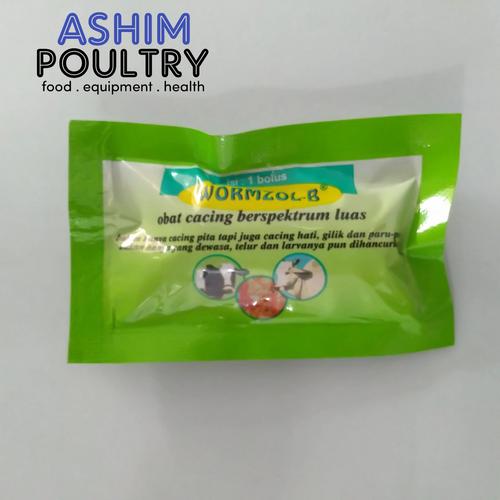 Jual WORMZOL B 1 BOLUS SACHET - Obat Cacing Cacingan Sapi Kerbau Kuda ...
