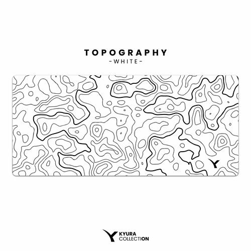 Jual Topography White Mousepad by Kyura Collections - 900x400x3mm ...