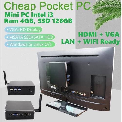 Jual Mini PC Intel i3 HDMI VGA Wifi mirip NUC - Jakarta Barat - World ...