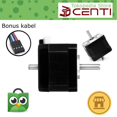 Jual Stepper motor double shaft as 42BYGH34 DC nema17 nema 17 42 1.3A 0 ... Jual Stepper motor double shaft as 42BYGH34 DC nema17 nema 17 42 1.3A 0 ...