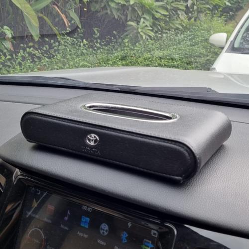 Jual Tempat Tissue Mobil Kulit Anti Slip Kualitas Bagus - Merah Toyota ...