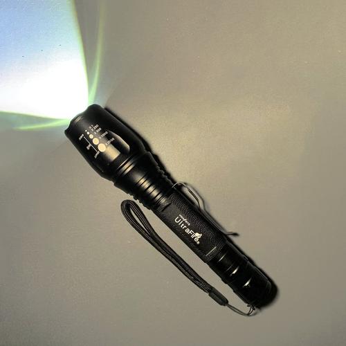 Jual Senter LED ultrafire police panjang cree XML T6 18650 zoom [PUTIH ...