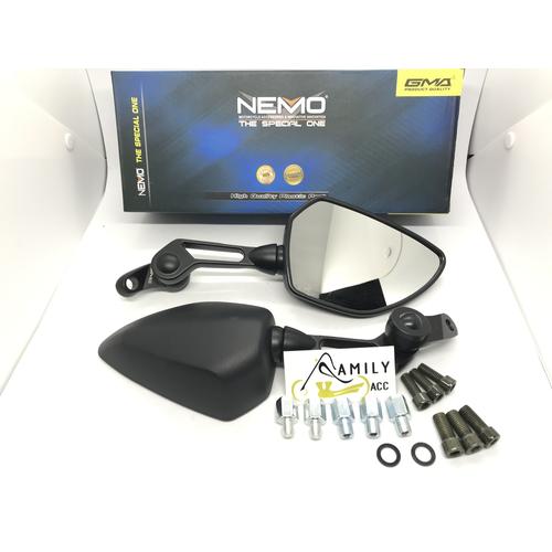 Jual Spion Model Ducati Hitam Nemo 1007 Kaca Cembung Mirror Motor ...