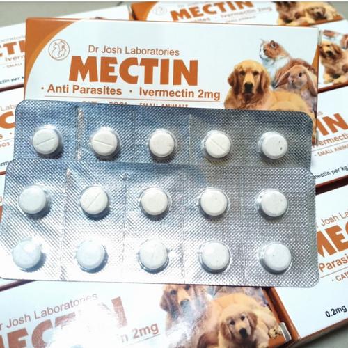 Jual MECTIN - Obat Anti Parasit Hewan Ecer 1 Strip isi 10 Tablet - Kota ...