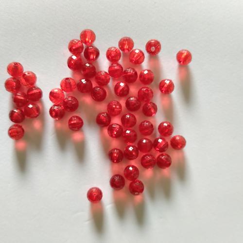 Jual Manik Mote Akrilik Merah / Red Beads Acrylic Aksesoris DIY Craft ...