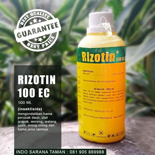 Jual INSEKTISIDA RIZOTIN 100EC 500ml Pembasmi Hama Serangga Perusak ...