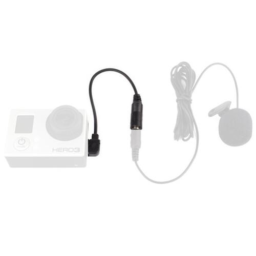Jual L - Adapter 3.5mm Mic Microphone Plug Jack to Mini USB GoPro ...