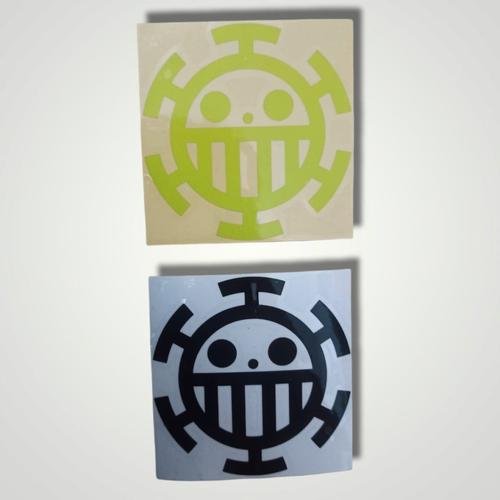 Jual cutting Stiker sticker trafalgar law one piece mobil motor helm ...