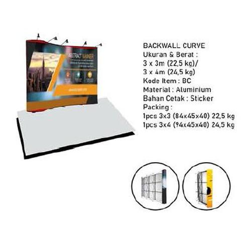 Jual Backwall portable / backdrop knockdown / printing / rangka 3x3/3x4 ...