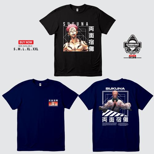 Jual Kaos Baju Anime JUJUTSU KAISEN RYOMEN SUKUNA Kaos Anime - Karimake ...
