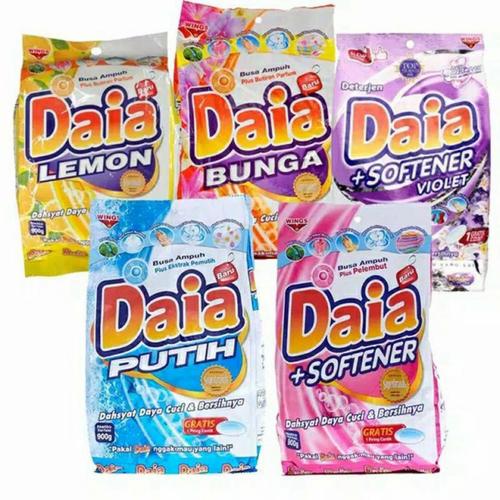 Jual DAIA Detergent 1,8 kg All Varian - Deterjen Sabun Cuci Baju - Biru ...