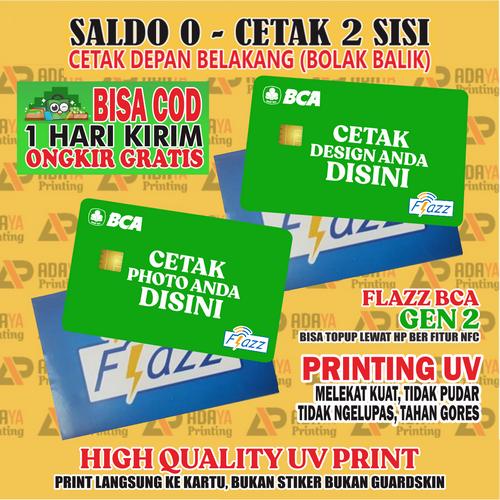 Jual FLAZZ GEN 2, FLAZZ BCA GEN 2, FLAZZ CUSTOM SALDO 0 CETAK 2 SISI ...