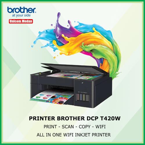 Jual Printer Brother DCP-T420W T-420W T420 W All in One Wifi inkJet ...