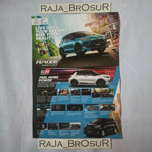 Jual Poster brosur katalog flyer Toyota Raize 2021 - Kab. Langkat ...