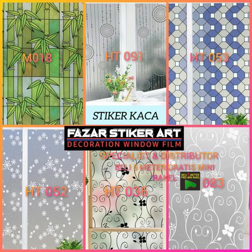 Promo STICKER KAACA / STICKER KACA RUMAH / STICKER KACA KANTOR ...