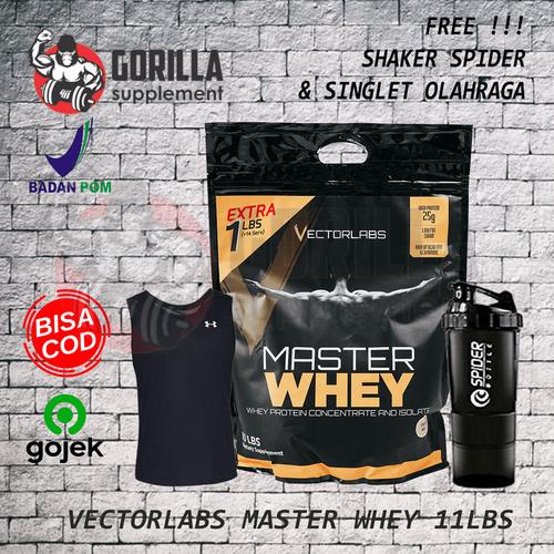 Promo Vectorlabs Masterwhey 11lbs 11lb Whey protein Vector Labs Master ...